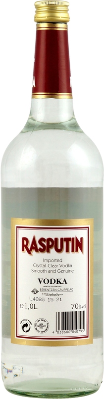 Rasputin Vodka 1 Liter - Der Rasputin Vodka sollte aufg