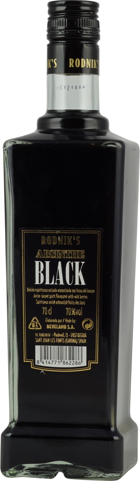 Rodnik`s Absinth Black 0,7 Liter 70% Vol., Absinth aus