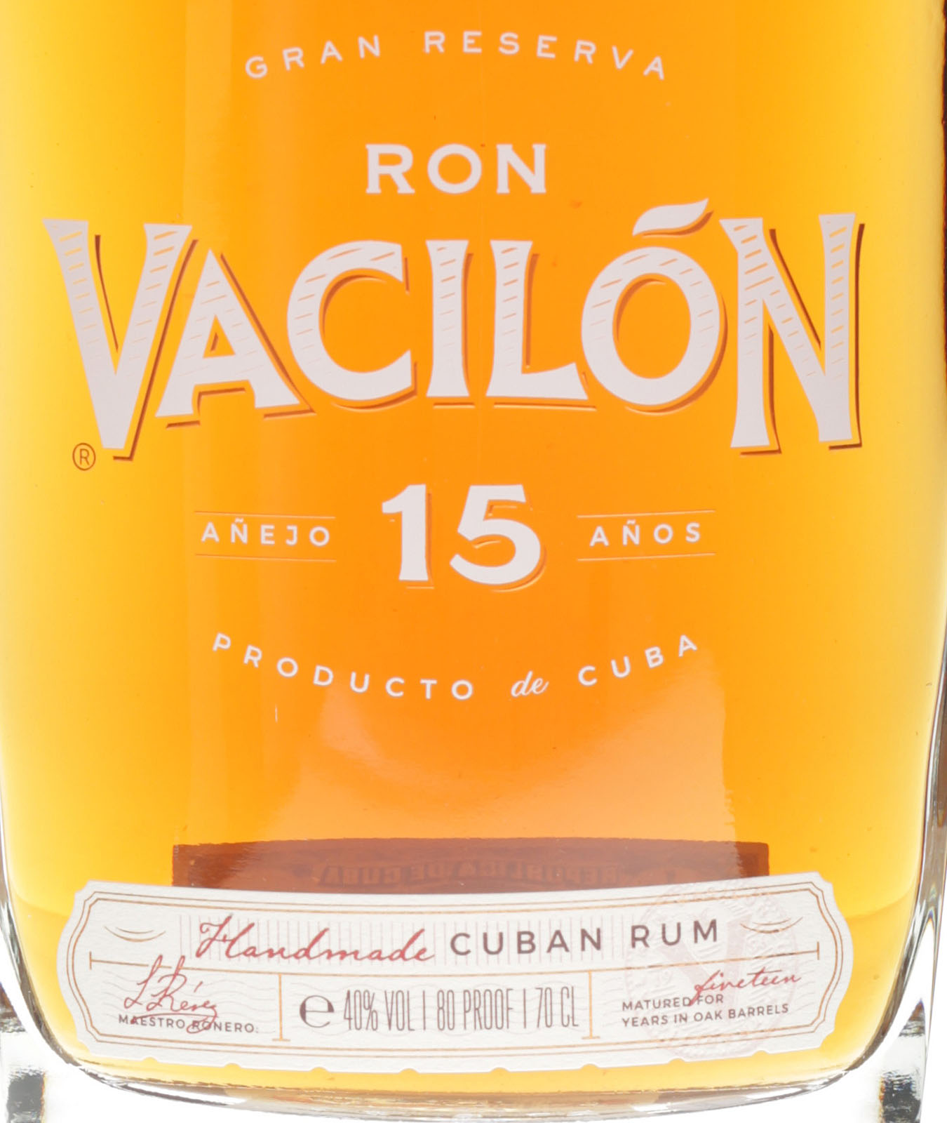 Ron Vacilon Anejo 15 Jahre - Kubanischer Rum von Vacilo