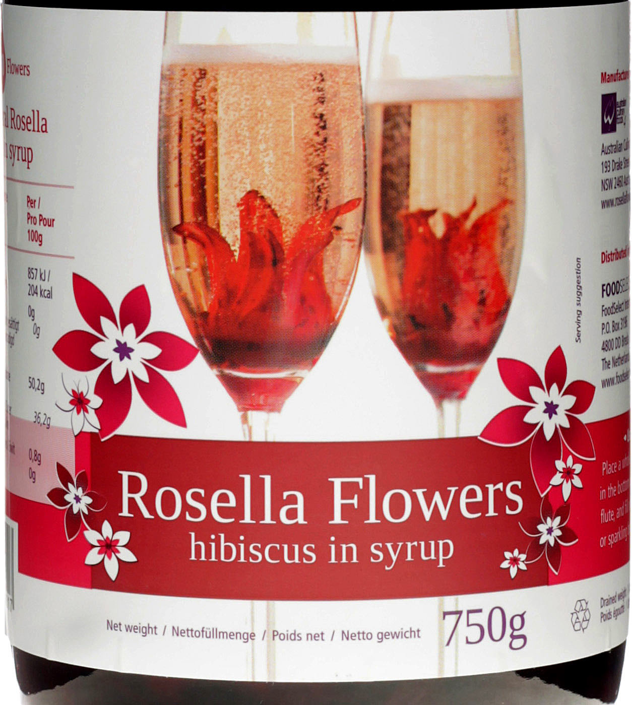 Hibiskusbluten In Sirup