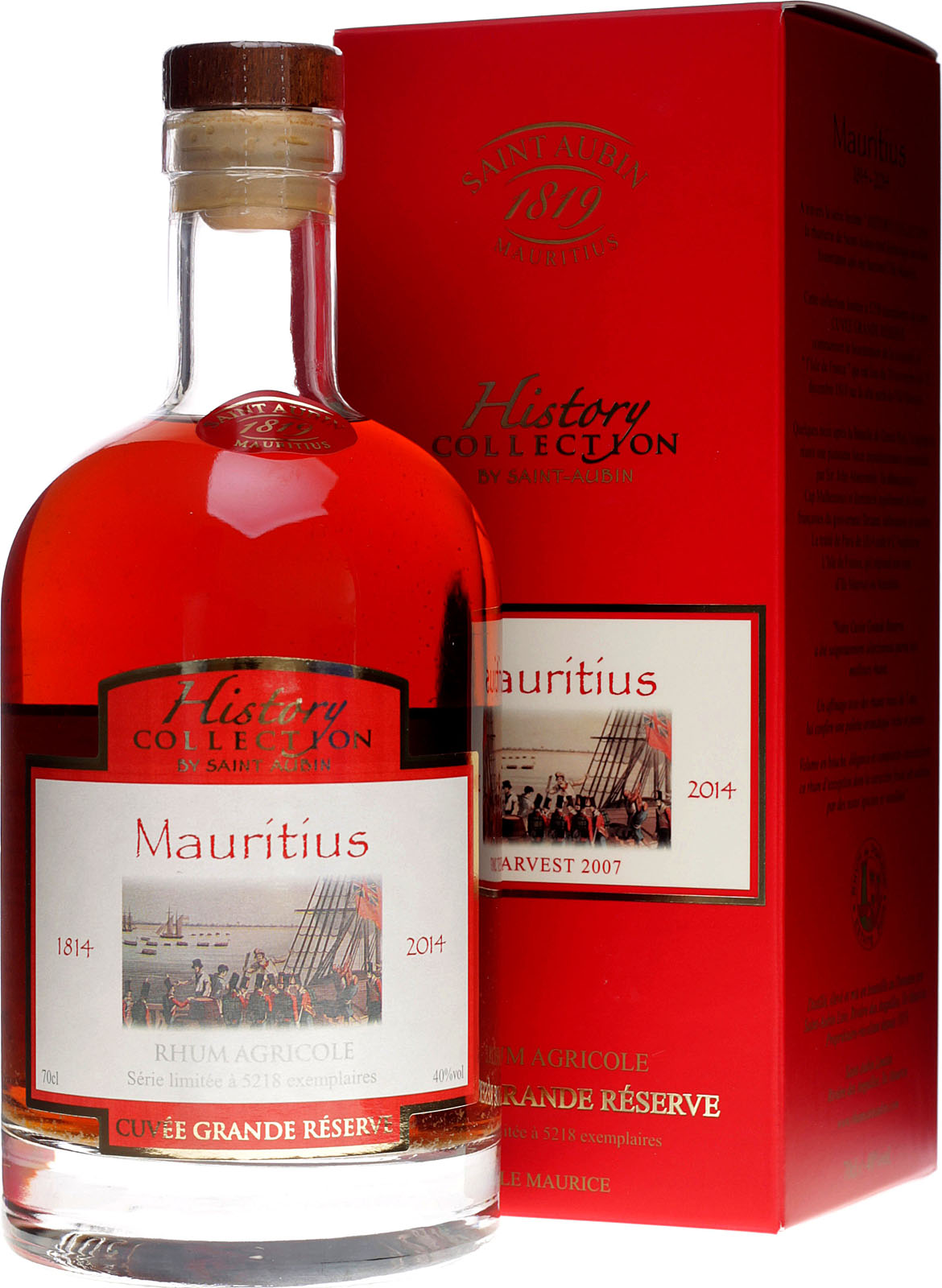 Saint Aubin History Collection Mauritius Rum