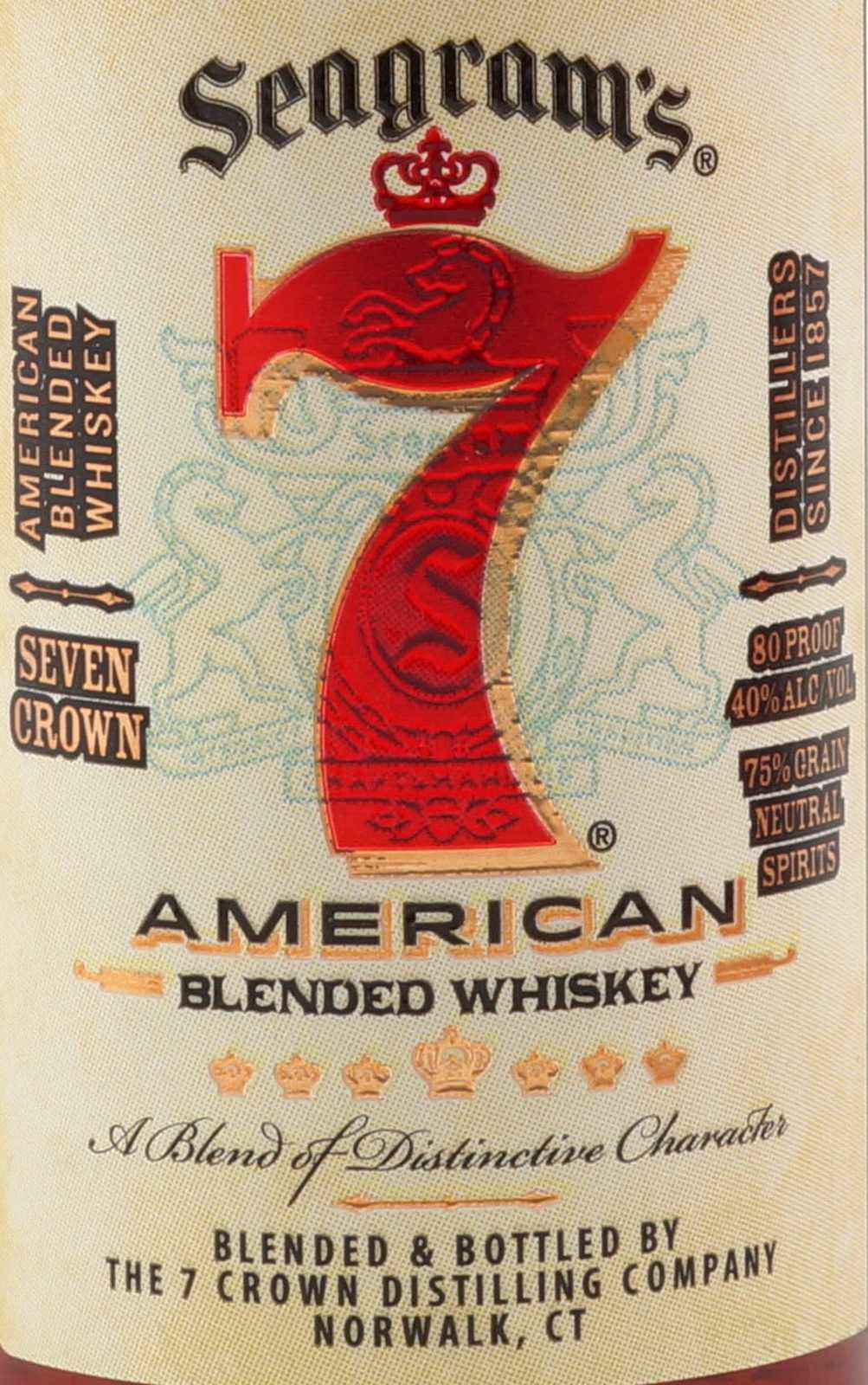 Seagrams Seven Crown Miniatur 0,05 Liter 40 % Vol. Mini