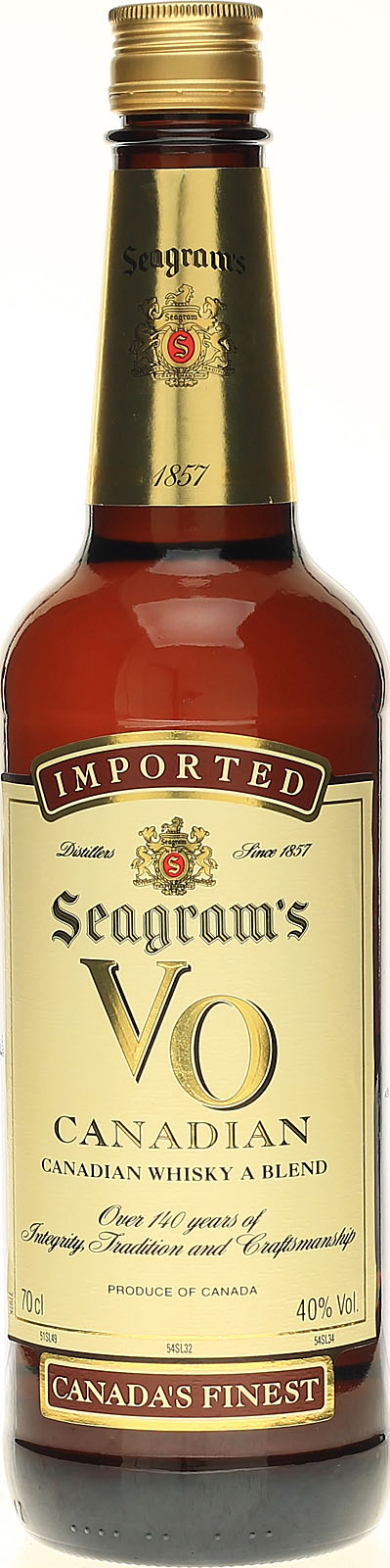 Seagrams VO Canadian Whisky - Exquisite Flavor