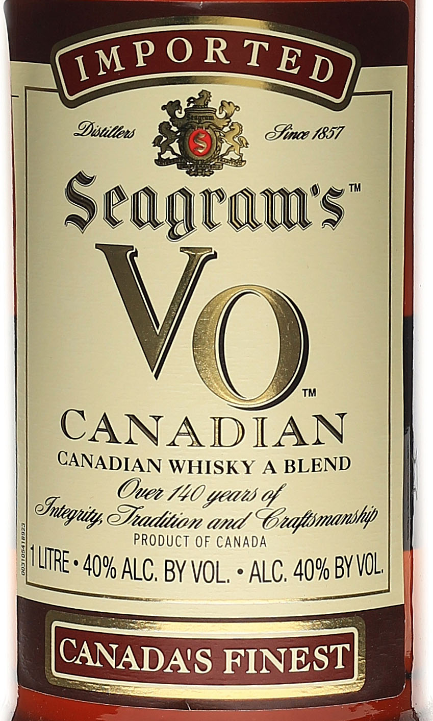 Seagrams VO Canadian Whisky 1 Liter - einer der Meistve