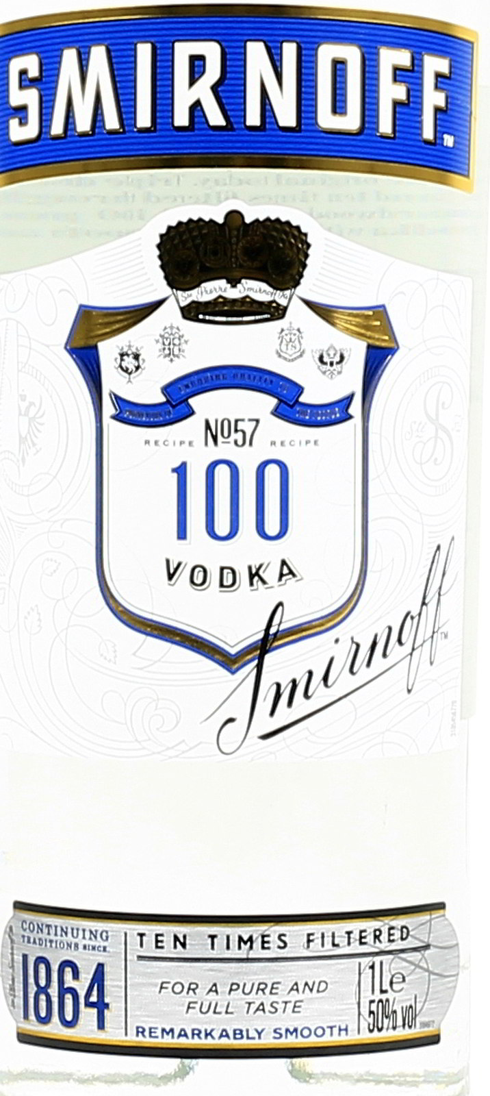 Smirnoff Blue Label hier bei uns im Onlineshop