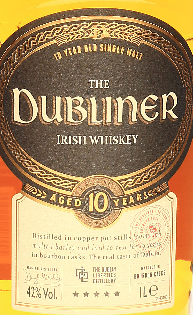 The Dubliner 10 Jahre Irish Whiskey, limitiert verfügba