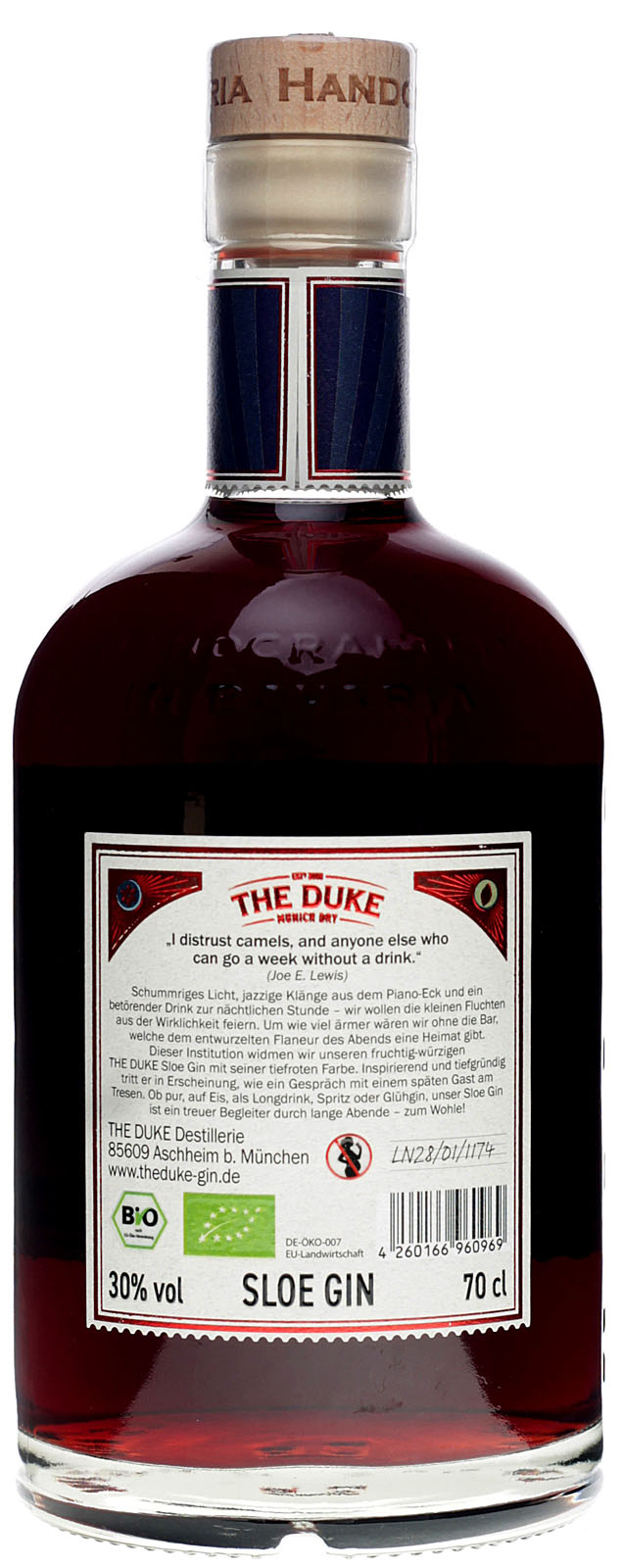 The Duke Sommer Gin bei uns im Shop kaufen.
