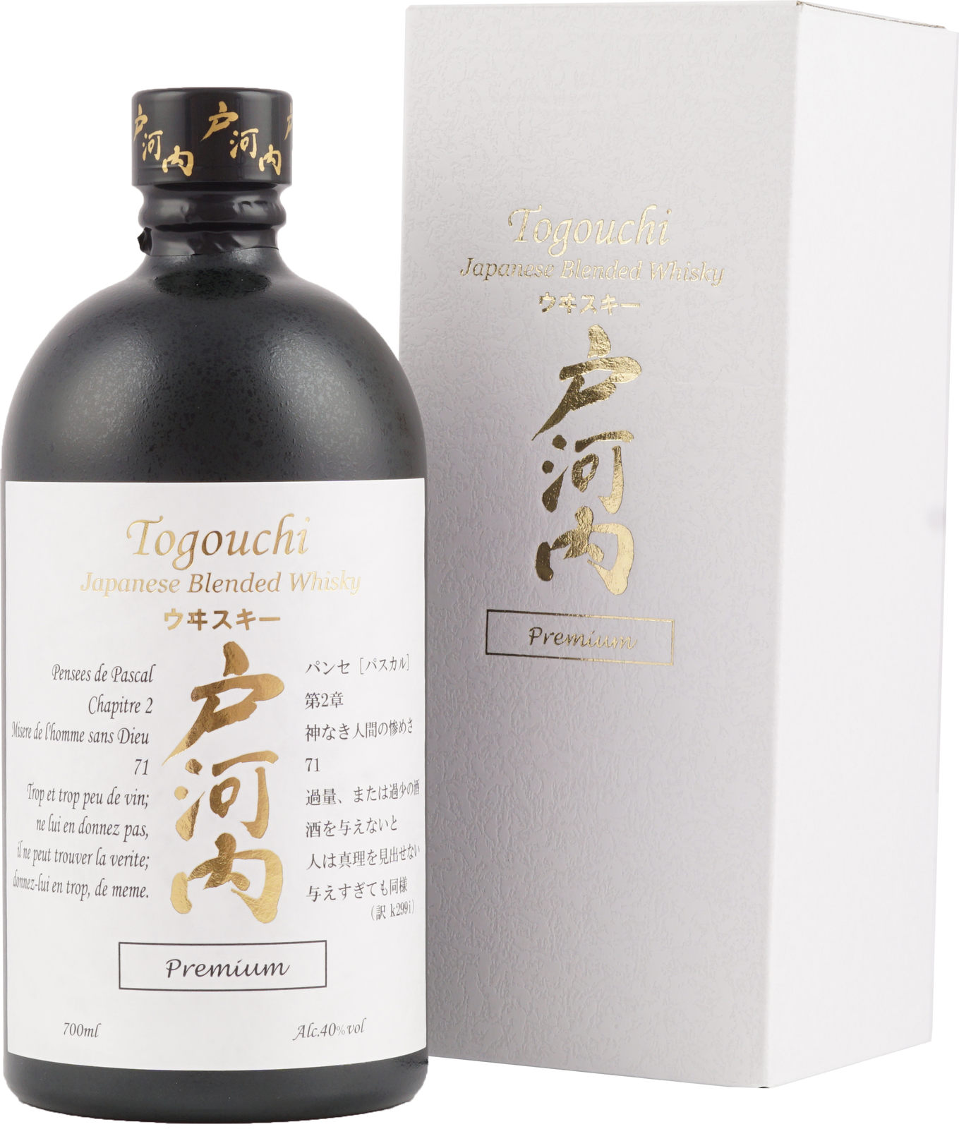 Togouchi Premium Blended Whisky 700 ml & 40 % aus Japan