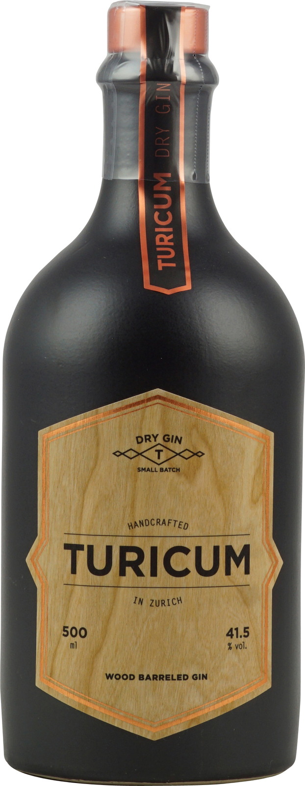 Turicum Wood Barreled Gin 0,5 Liter - Gin aus dem Eiche