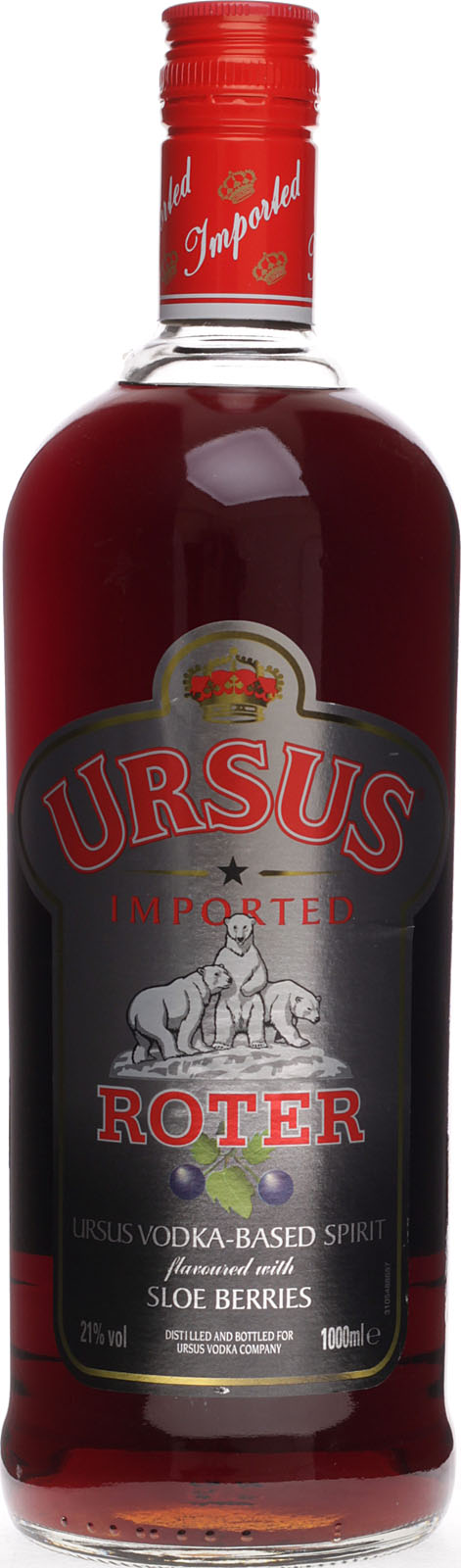 Ursus Roter Vodka nach isländischme Rezept