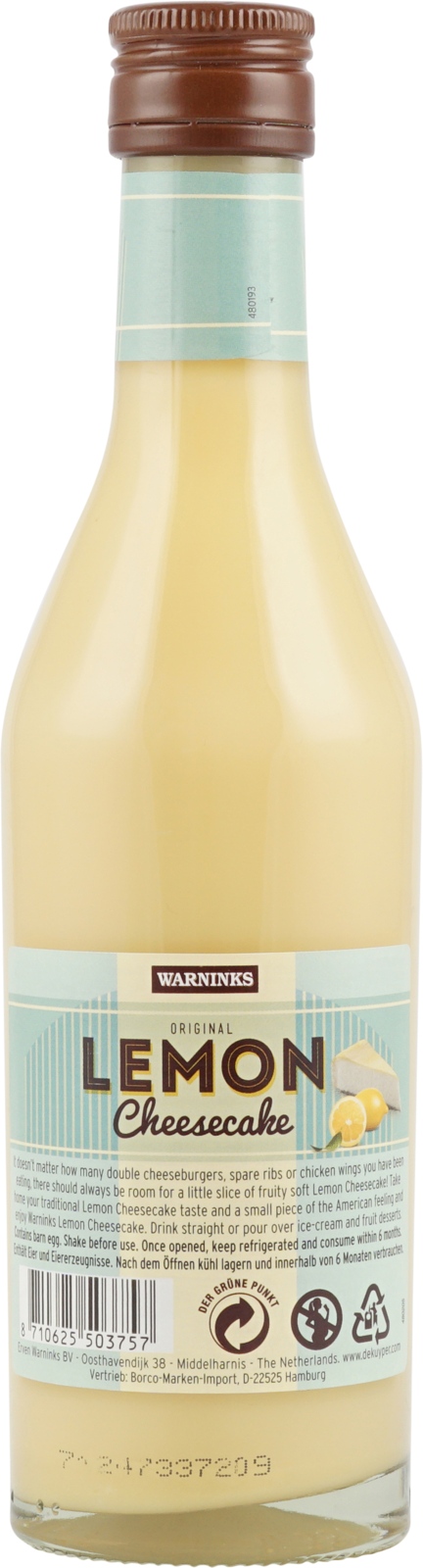 Warninks Lemon Cheesecake Cream Likör hier kaufen