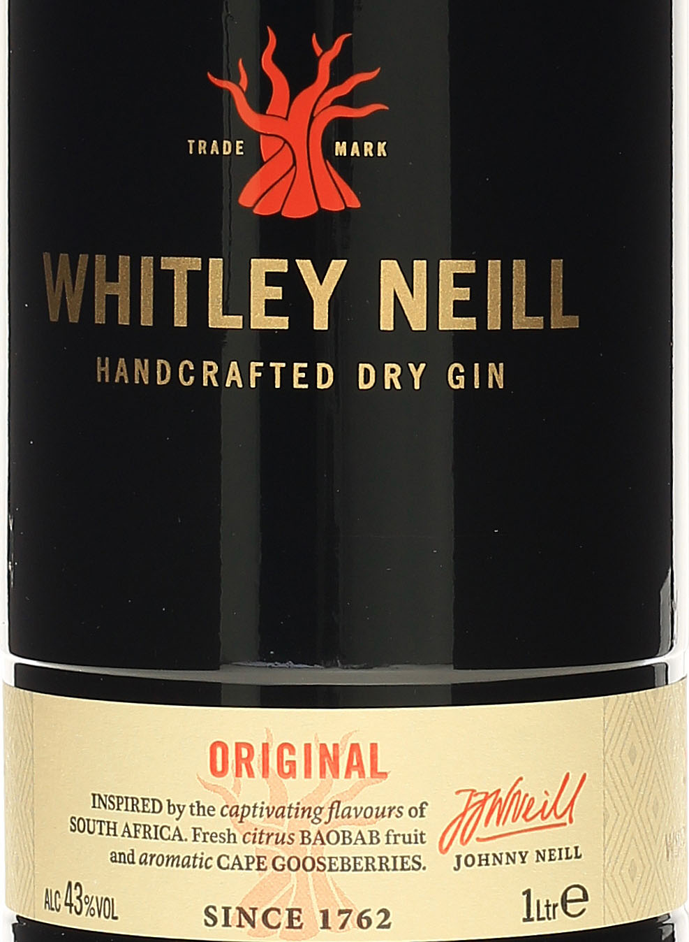 Whitley Neill Gin 1 Liter mit 43 % Vol. hier im günstig