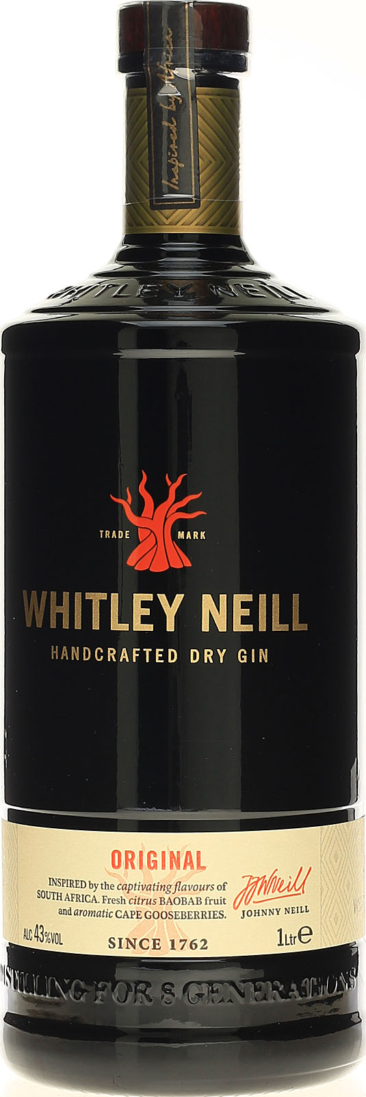 Whitley Neill Gin 1 Liter mit 43 % Vol. hier im günstig